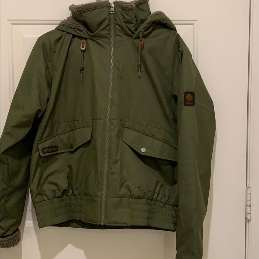 Columbia Thermal Coil Beacon Brooke Bomber Jacket - Gem